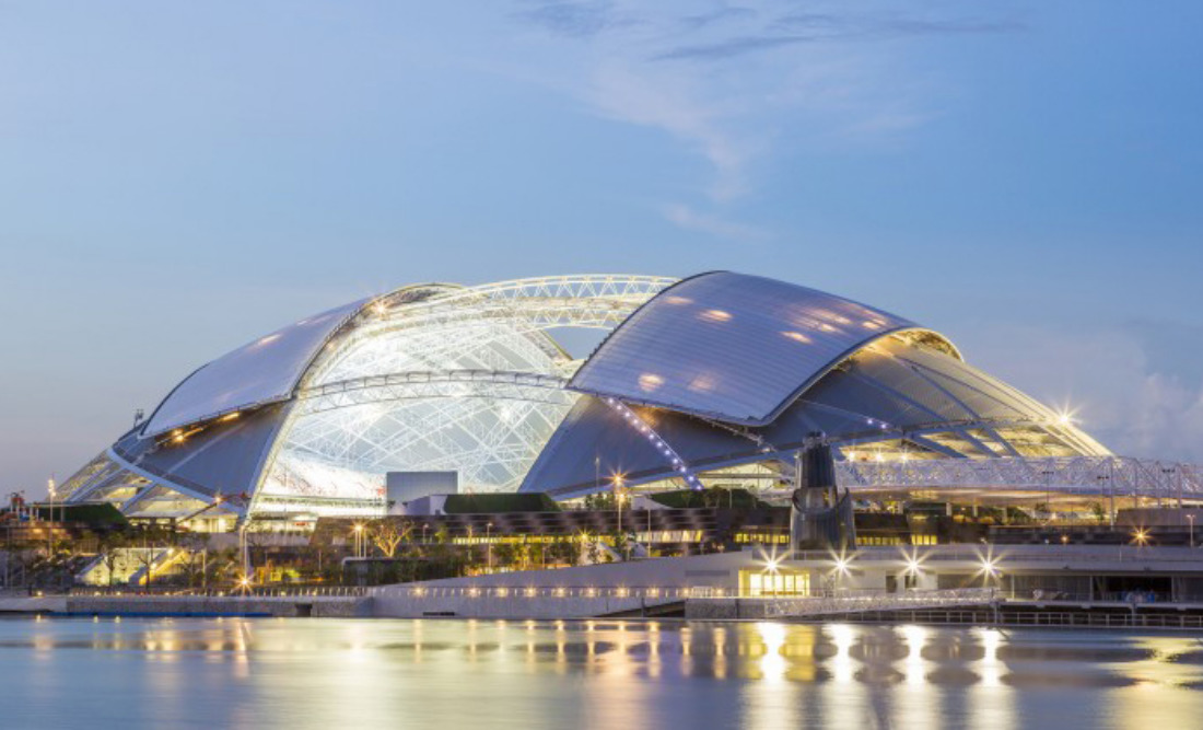 New National Stadium at Sports Hub in Singapore | Little Steps