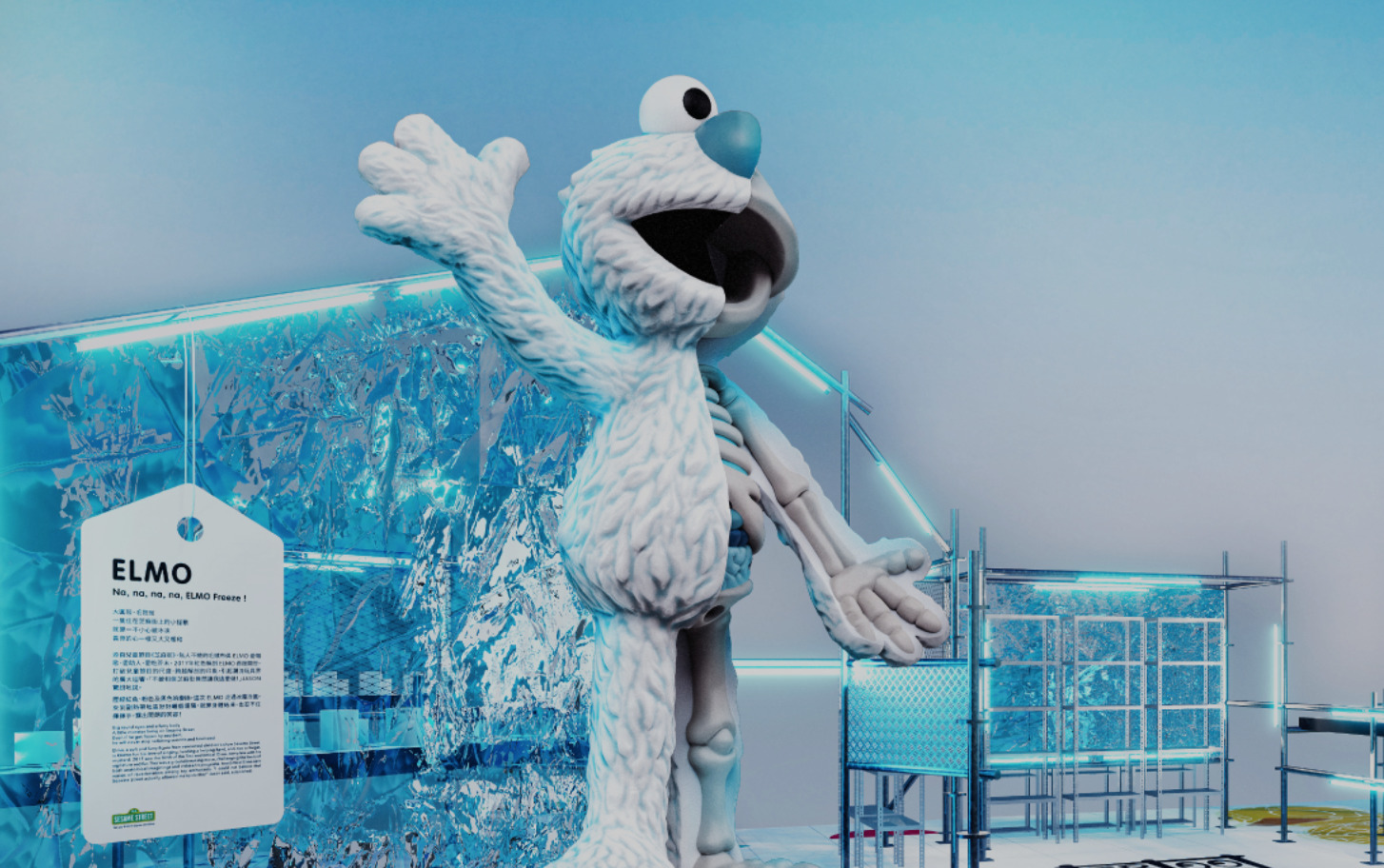 See XXRAY Elmo In Real Life At K11 Mall Hong Kong - Little Steps