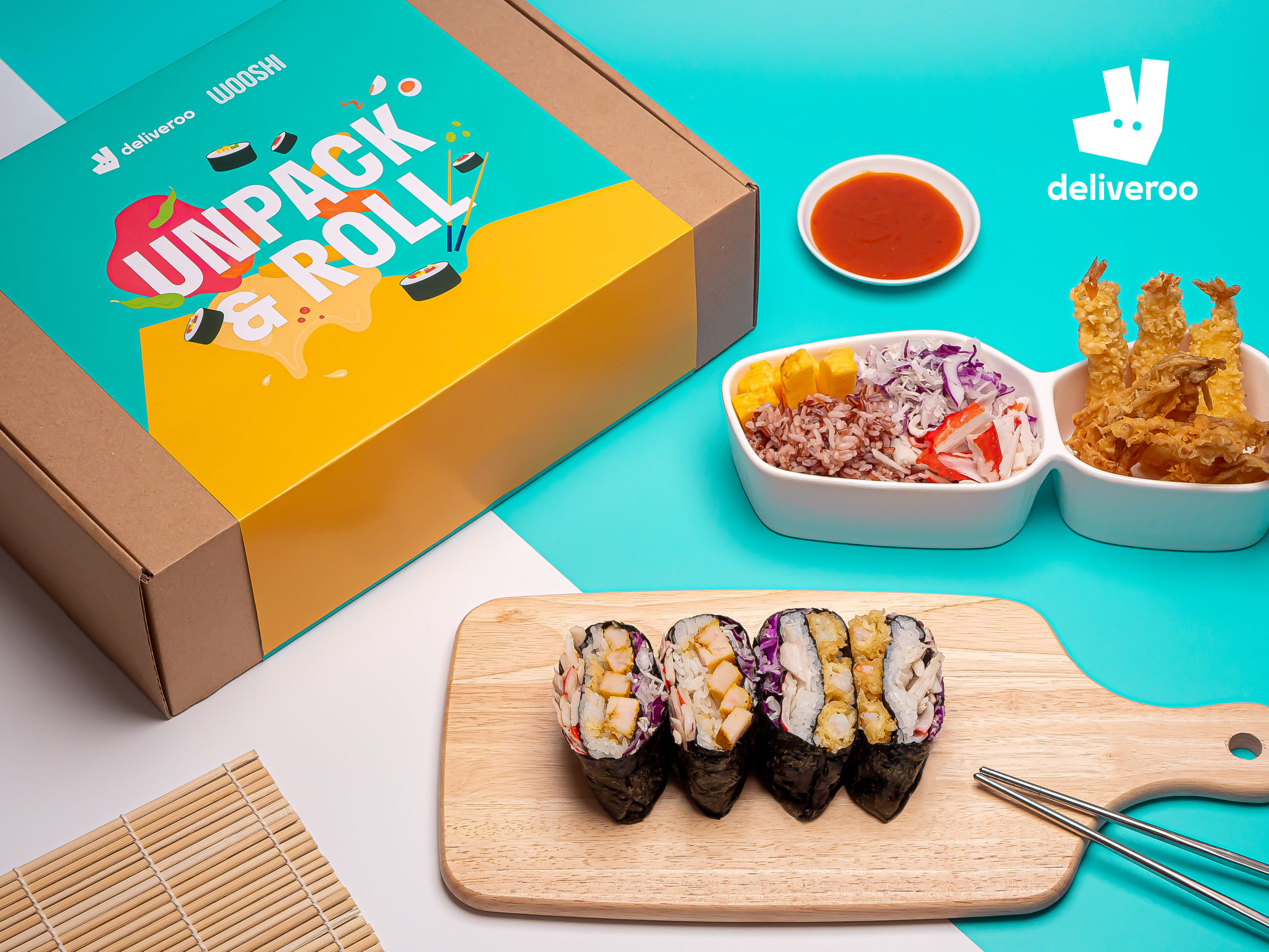 Deliveroo & WOOSHI Sushi Making Family Kit In Singapore - Little Steps